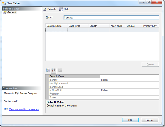 Bytes Matters: How to create SQL CE database Part -V